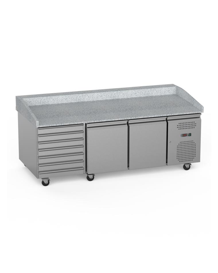 Etabli à pizza - 3 portes - Moteur à droite - Promoline