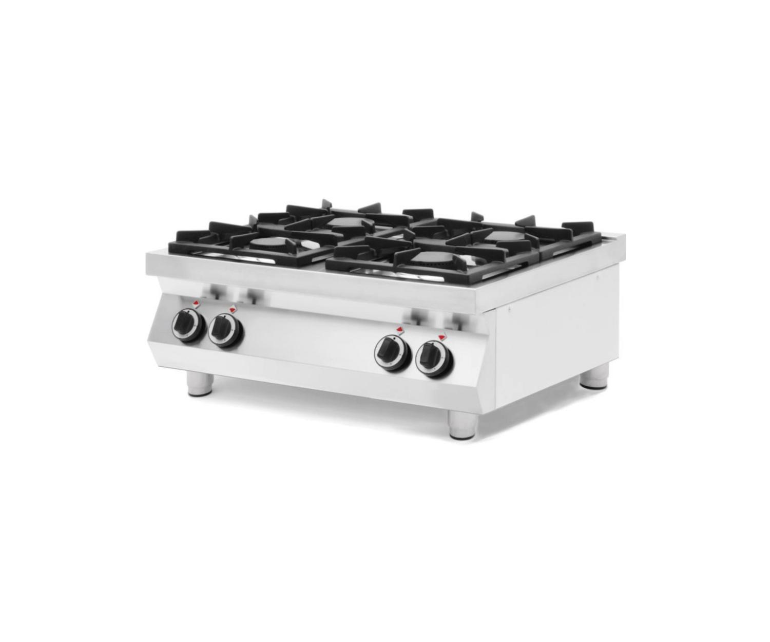 Cuisinière à gaz Modèle de table - Kitchen Line - Hendi - 227381