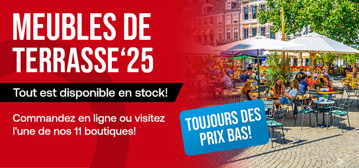 Mobilier de terrasse pour l’horeca 2025 | Goos Horeca